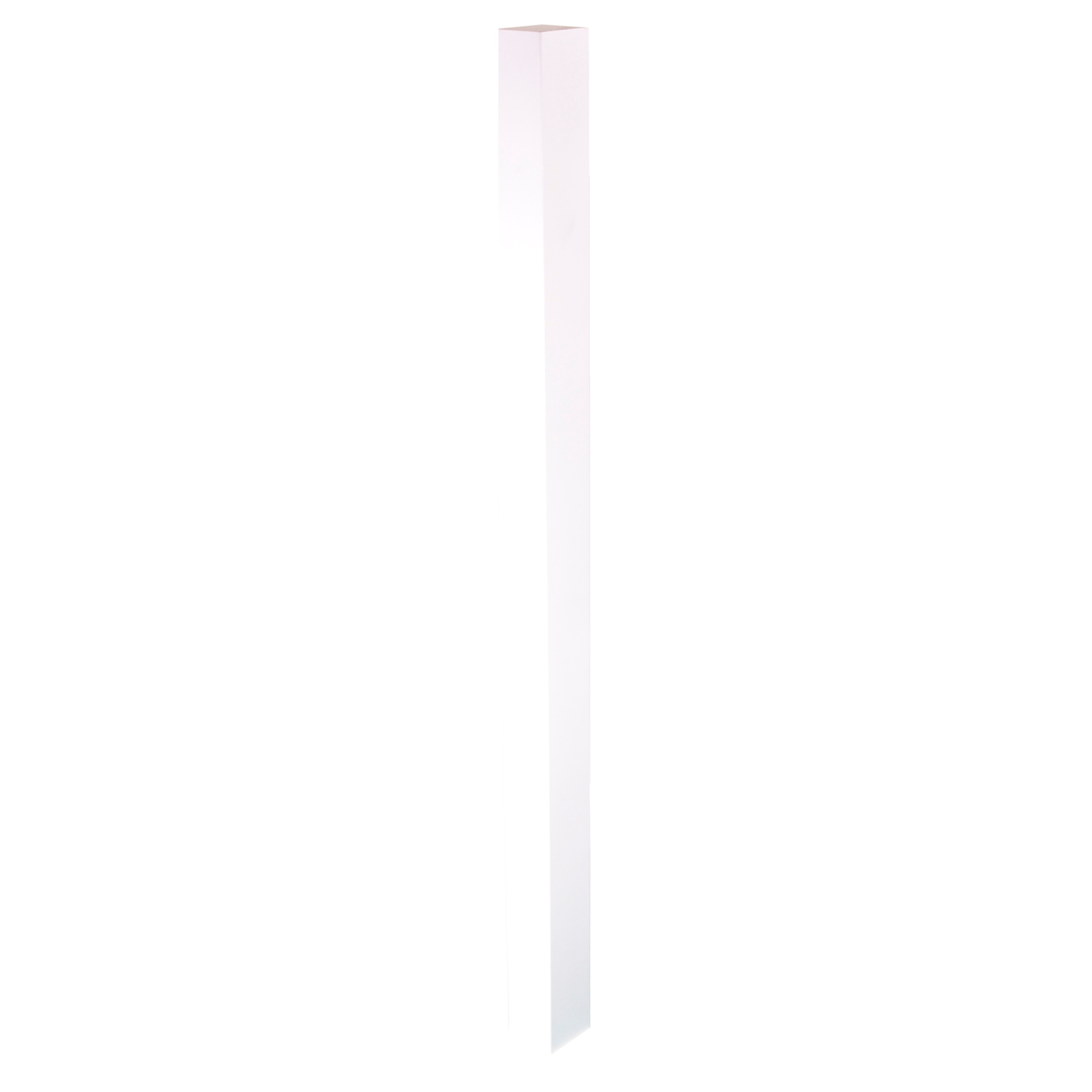 White Primed Square Newel Post – Stair Crazy